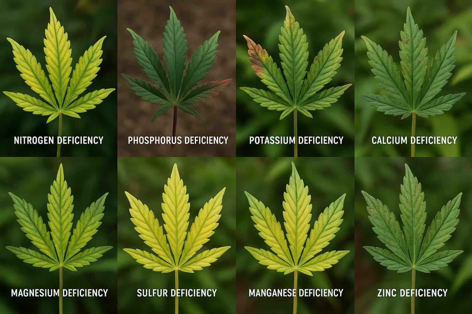 Cannabis Nutrient Deficiency Chart | Signs | Fix | Prevent