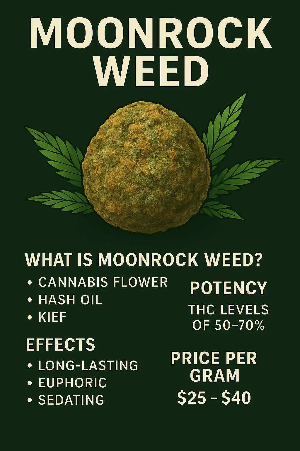 Moonrock Weed: Effects, Price, Strains & How to Smoke